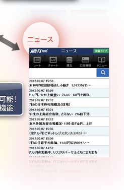 スマートフォン版「JNB-FX PLUS」について｜お知らせ｜FX｜ジャパンネット銀行